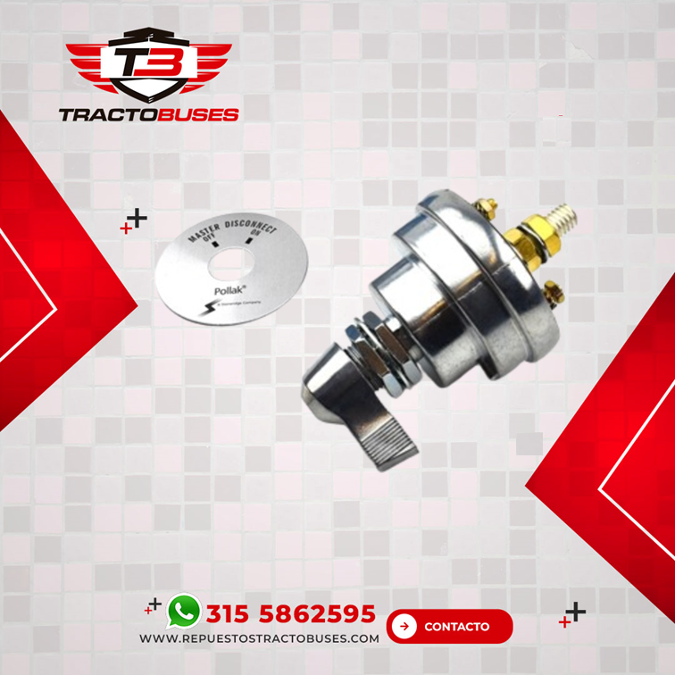 POLLAK SWITCH MASTER BATERIA 6-36V 4T 51-904 415068 – tractobuses